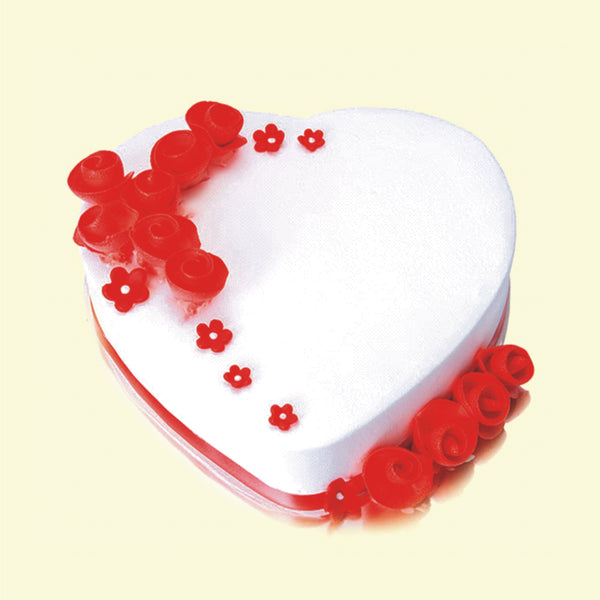 Order Heart Shape Fancy Cake Online in Mumbai, Navi Mumbai, Thane ...