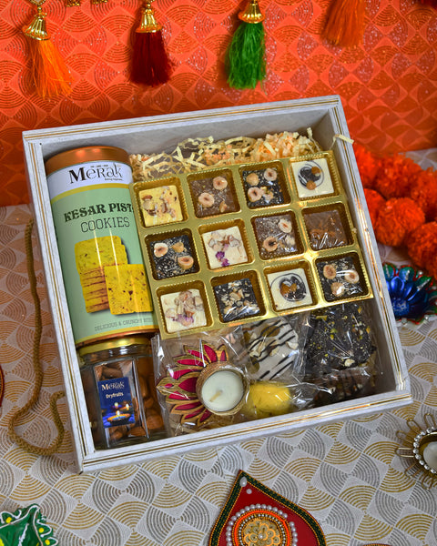 Celebrate Diwali with Delight: Discover Our Exquisite Hamper - 3! – Merak Cakes