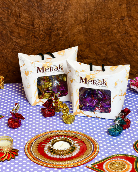 Indulge in Our Irresistible Chocolate Bag for Diwali Gifts – Merak Cakes